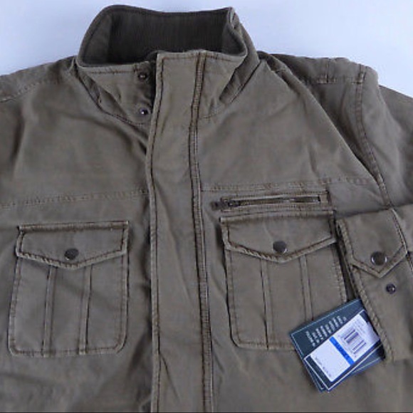 G.H. Bass & Co. | Jackets & Coats | Gh Bass Co Shearling Lined Cotton ...